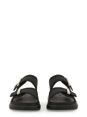 Alexander McQueen Oversized 'hybrid' Sandals - Black