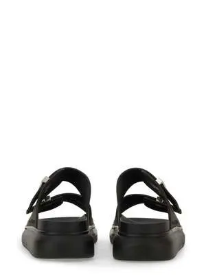 Alexander McQueen Oversized 'hybrid' Sandals - Black