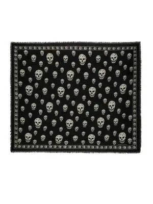 Alexander McQueen Alexander Mc Queen 'skull' Scarf - Black