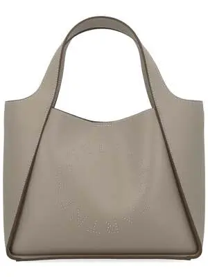 Stella McCartney Tote Bag With Logo - Grey