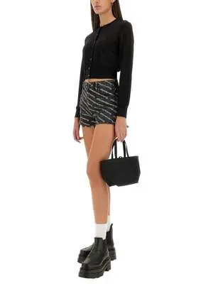 Alexander Wang Logo Shorts - Grey