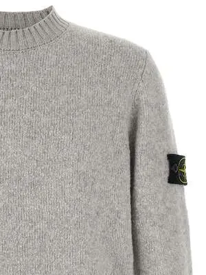 Stone Island Bouclé Wool Blend Sweater