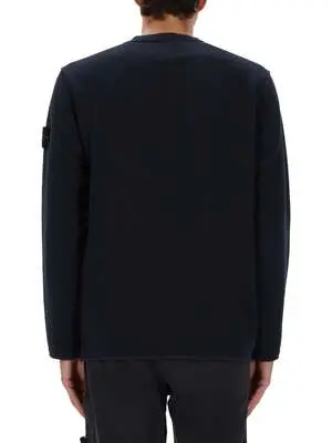 Stone Island Cotton Sweatshirt - Blue