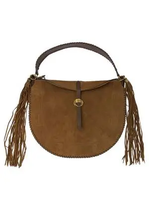 Isabel Marant Oskan Hobo Folk Medium Shoulder Bag