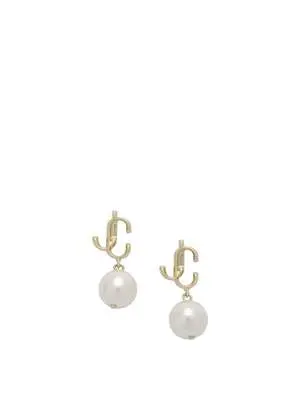 JIMMY CHOO Jc Pearl Earrings - Gold