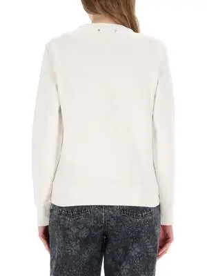 GOLDEN GOOSE Embroidered Cotton Sweatshirt