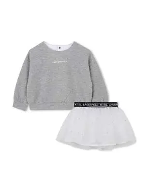 Karl Lagerfeld Shirt And Skirt Set
