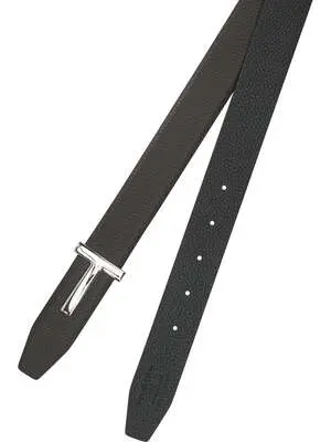 TOM FORD T Icon Reversible Belt - Brown