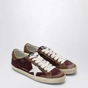 GOLDEN GOOSE Super-star Sneakers - Burgundy