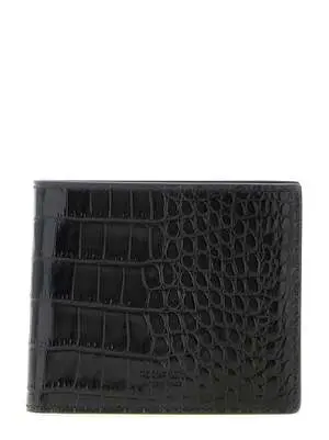 TOM FORD Crocodile Wallet - Black