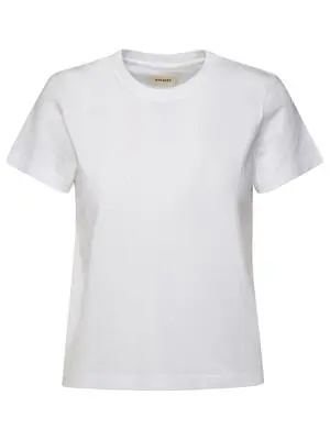 Khaite Round Neck T-shirts For Women