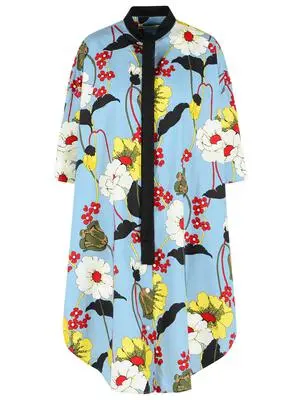 Marni Cotton Dress - Light Blue