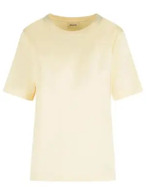 Khaite Drop Shoulder T-shirts For Women