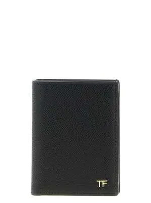 TOM FORD Foldable Card Holder - Black