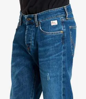 ROY ROGER'S Straight Leg Jeans - Medium Denim