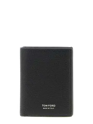 TOM FORD Foldable Card Holder - Black