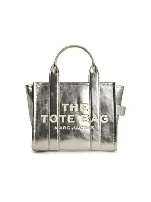 Marc Jacobs Small 'tote' Leather Bag - Silver