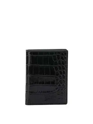 TOM FORD Exotic Line' Folding Card Holder - Black