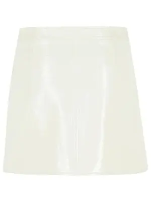 COURREGES Reedition Polyester Blend Miniskirt - White