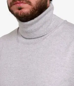 FAY Turtleneck Sweater - Grey