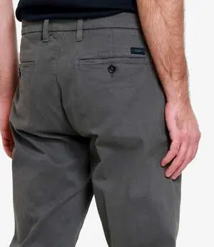 FAY Garment-dyed Slim Fit Trousers
