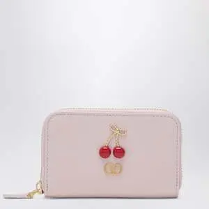 Valentino Garavani Quartz Cherryfic Zip Around Wallet - Pink