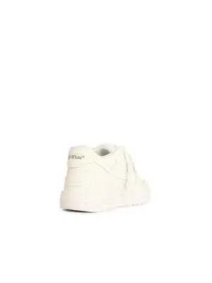 Off White O.o.o. Leather Sneakers - White