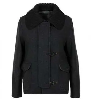 FAY Double-face Carded Wool Coat