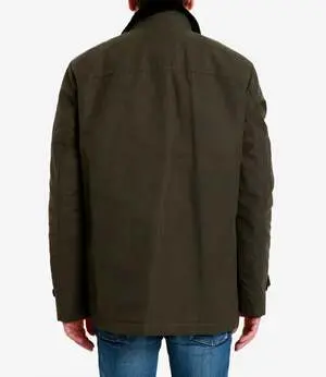 FAY Faille Jacket With Velvet Collar - Green