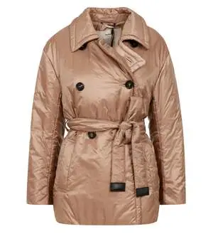 Max Mara Iridescent Canvas Coat