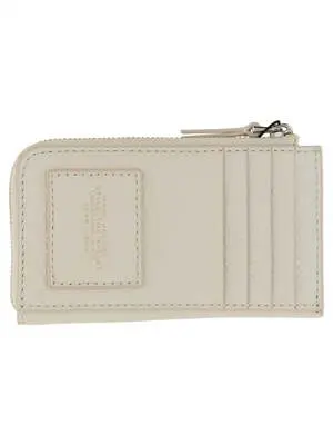 Marc Jacobs Leather Card Holder - White