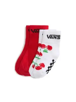 VANS Logo Crew Socks - Red