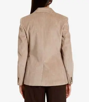 Max Mara Cotton Velvet Double-breasted Blazer