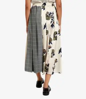 Max Mara Printed Twill Skirt