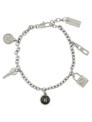 Marc Jacobs Button Charm Bracelet - Silver