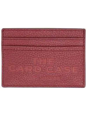 Marc Jacobs Card Holder With Logo - Bordeaux