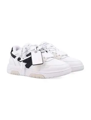 Off White Slim Out Of Office Sneakers - White