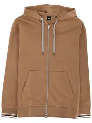 BOSS C Spencer Zip-up Sweatshirt - Beige