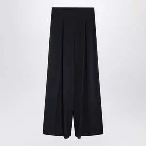 Max Mara Silk-blend Wide Leg Trousers