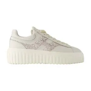 Hogan H Stripes Leather Sneakers - Multicolor