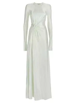 Victoria Beckham Twist Waist Long Dress - Ivory
