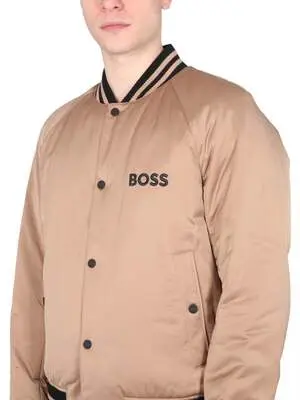 BOSS Bomber Jacket With Logo