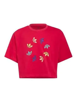 ADIDAS ORIGINALS Cropped T-shirt - Fuchsia