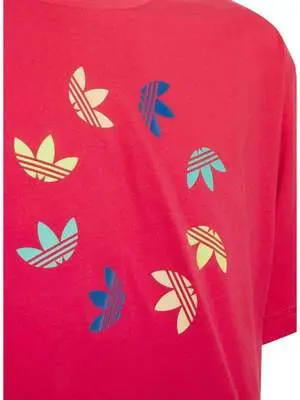 ADIDAS ORIGINALS Cropped T-shirt - Fuchsia