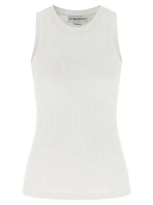 Victoria Beckham Logo Camis Tanks For Women