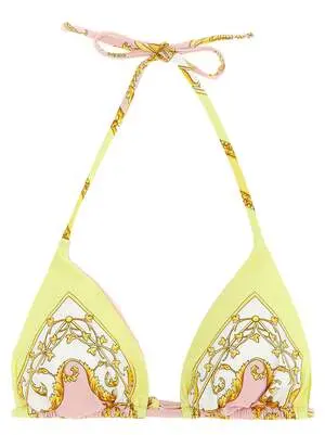 Versace Barocco Bikini Top - Multicolor