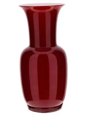 VENINI Opalino' Vase - Red