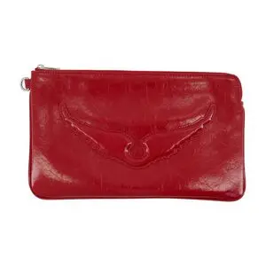 Zadig&Voltaire Angel Wallet Leather - Red
