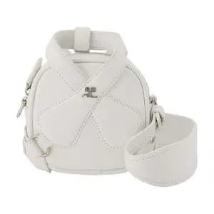COURREGES Mini X Loop Leather Bag