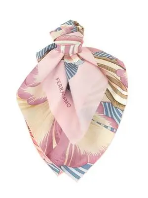 FERRAGAMO Brezza' Scarf - Pink